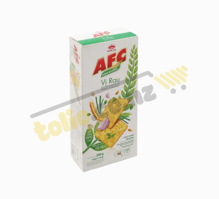 AFC nutritional crackers vegetable flavor box 200g (8 packs x 25g) - TOLIO